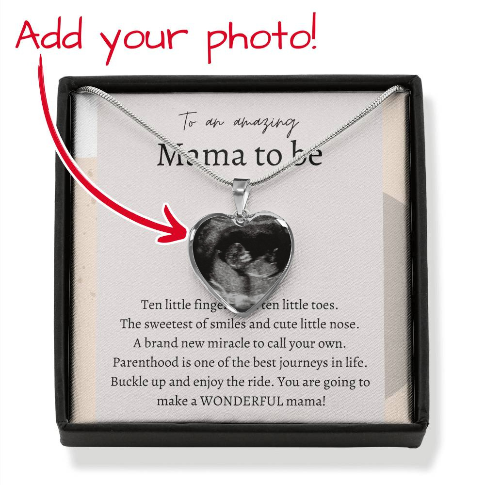 First Time Mom |Photo Necklace | Personalized Gift for First Time Mom ...